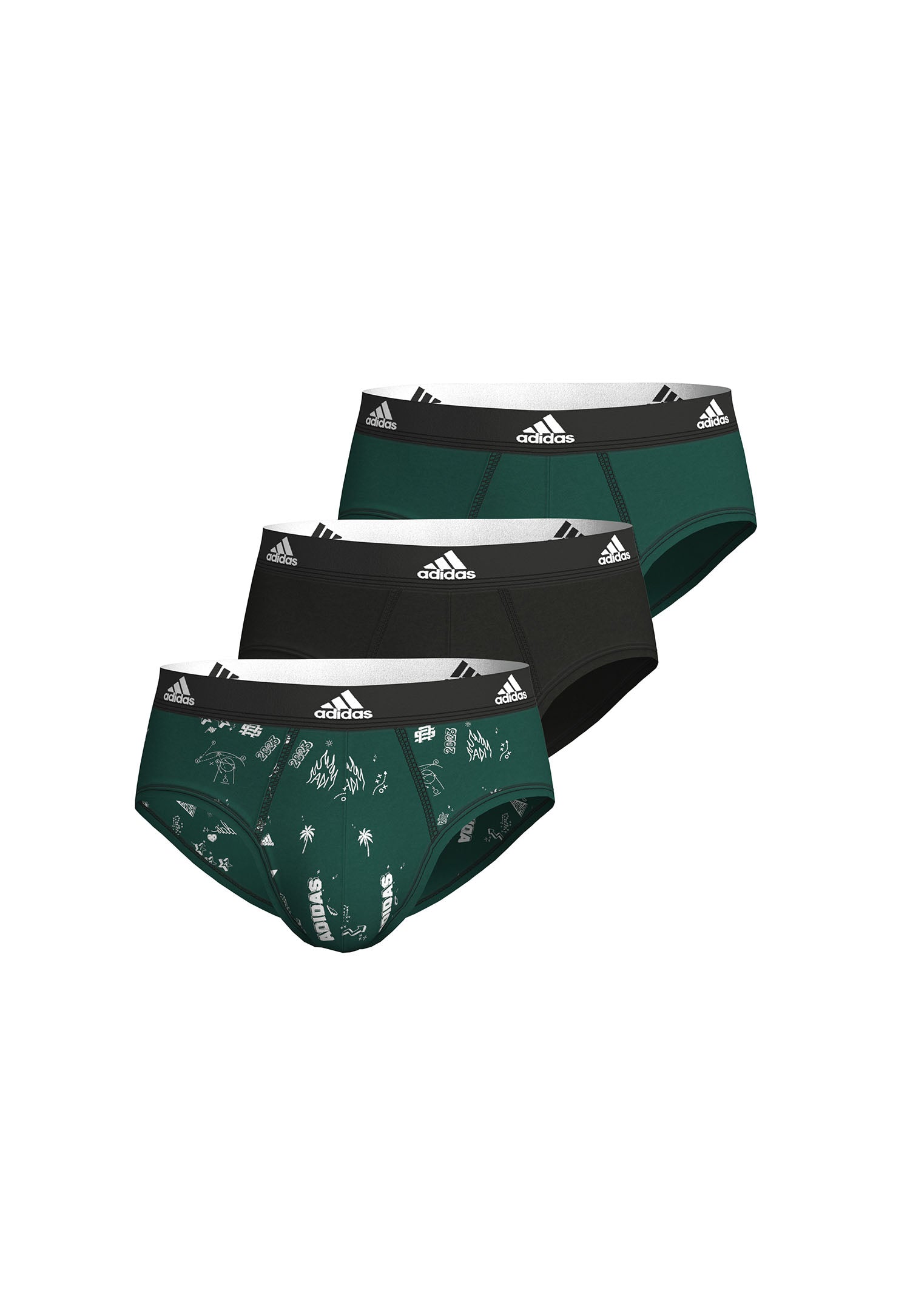 Buy Flex Cotton Brief 3 Pairs | adidas underwear – ADIDAS UNDERWEAR
